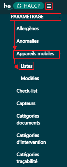 HACCP Web V4 : Comment consulter la liste des clés produits et leur ...