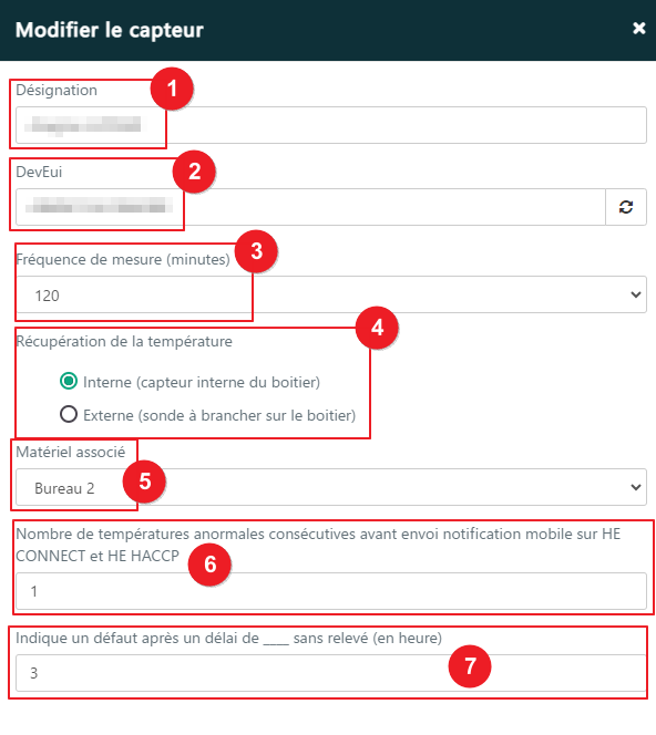 HE CONNECT : Comment paramétrer les notifications des relevés de sondes ...