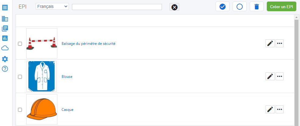 Comment créer et gérer des EPI (Equipement de Protection Individuelle ...