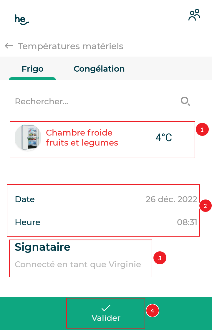 HACCP Mobile V4 : Comment valider un relevé de température depuis la ...